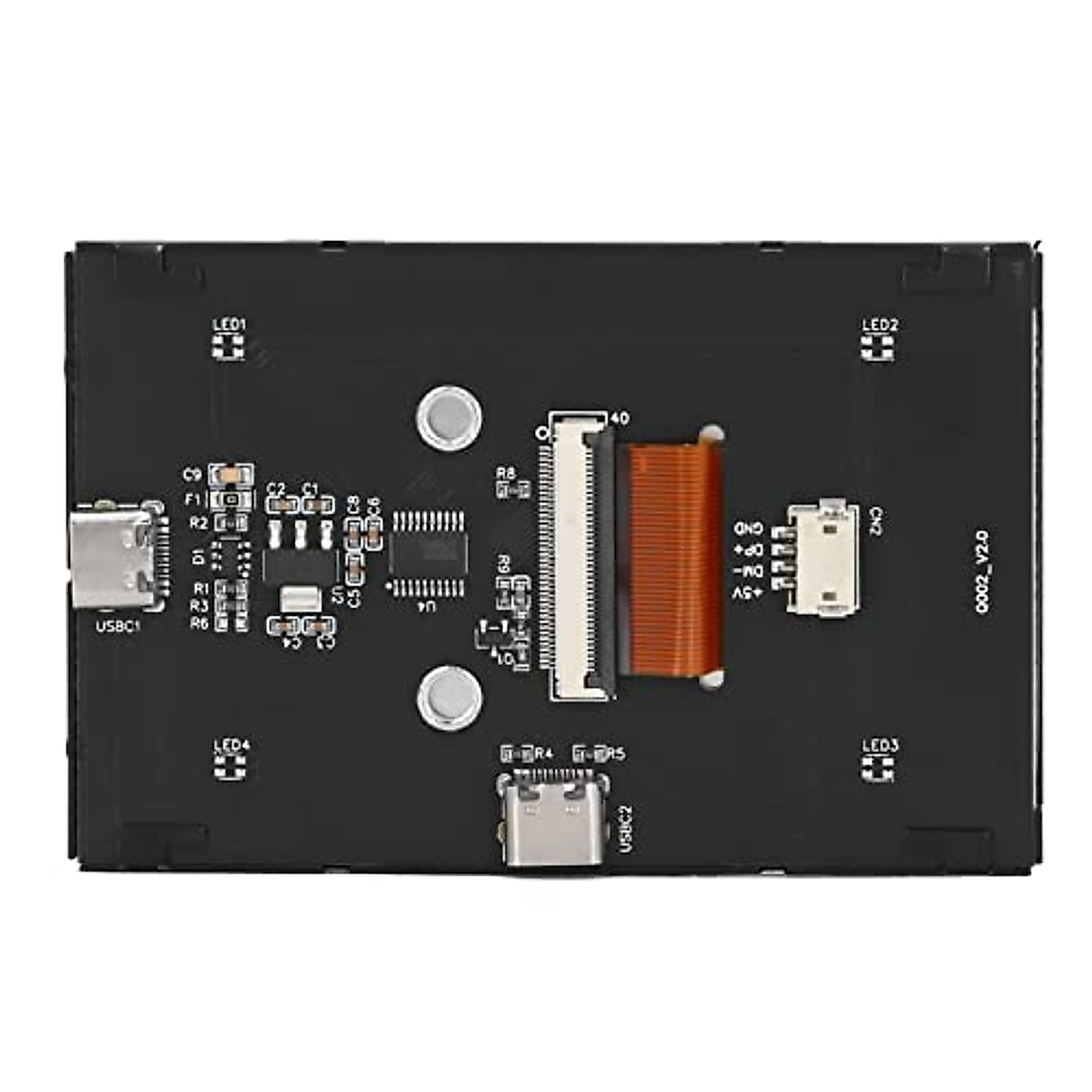 Display Screen, USB Simple Installation Mini Monitor Various Modes IPS Full View for Working