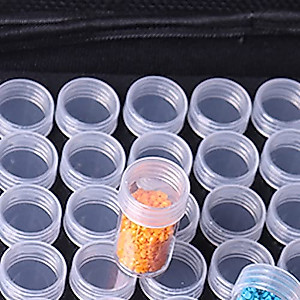Diamond Painting Container Storage with 20 Bottles/88 Bottles, Jewelry Container Tool Box for Beads, Rhinestones