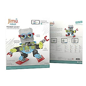 JIMU ROBOT UBTECH MeeBot 2.0 App-Enabled Building and Coding STEM Robot Kit (390 pcs)