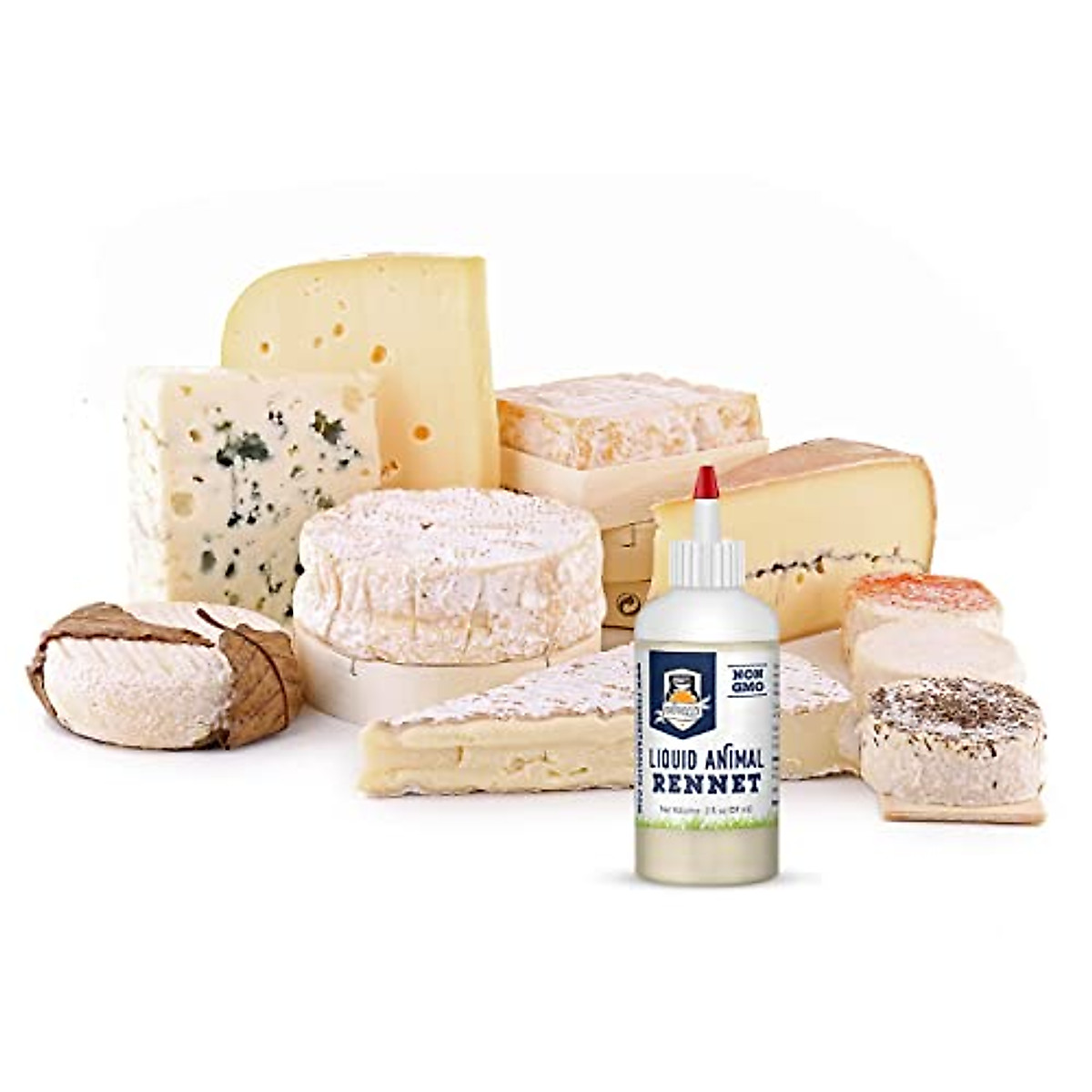 Liquid Animal Rennet For Cheese Making | Milk Coagulant | Make Cheese At Home - 2 oz