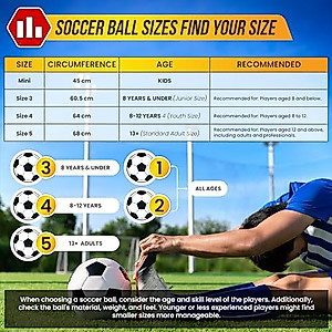 Vizari National Team Soccer Balls | Durable Faux Leather & Rubber, Three Sizes, Nine Countryballs - Elevate Your Play with Iconic Team Representation (3, Brasil Yellow)