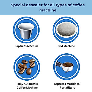 Durgol Swiss Espresso, Descaler and Decalcifier for All Brands of Espresso Machines and Coffee Makers, 4.2 Fluid Ounces (Pack of 2)