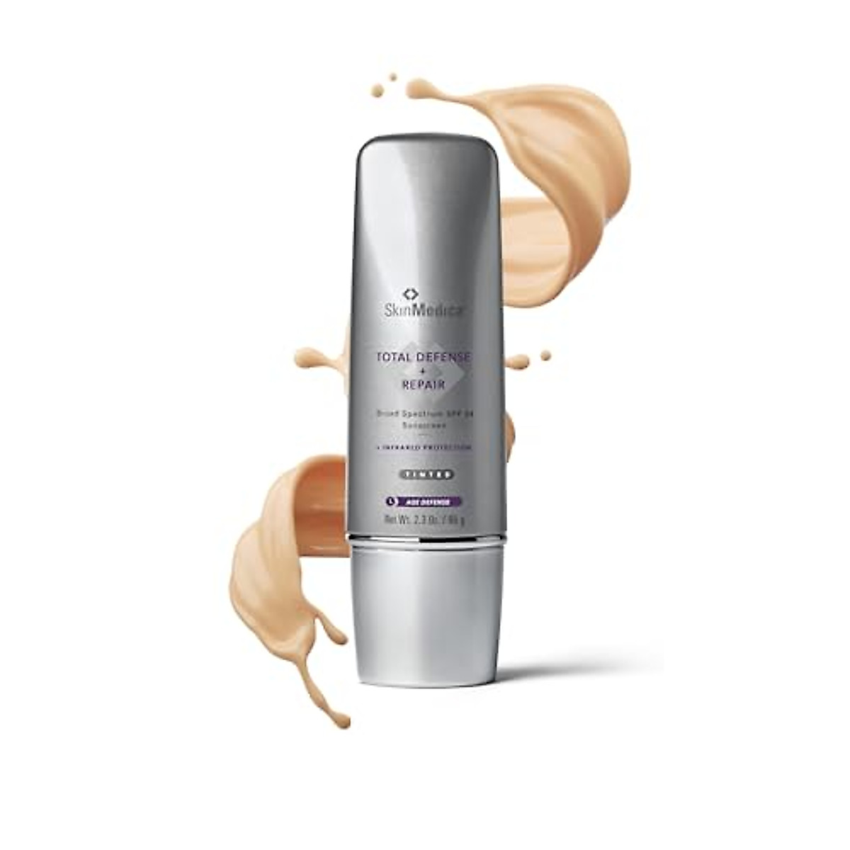 SkinMedica Total Defense + Repair SPF 34 Tinted Sunscreen for Face. This Lightweight, Facial Sunscreen is Ideal for Oily and/or Combination Skin, 2.3 Oz
