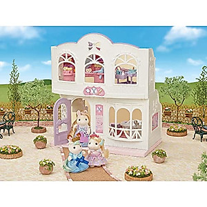Calico Critters Pony's Stylish Hair Salon - 2-Story Salon Playset w/ Poseable Figure & 40+ Hair Styling Accessories for Ages 3+