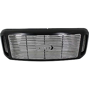 Evan Fischer Grille Assembly Compatible with 2005-2007 Ford F-250 Super Duty, 2005-2007 F-350 Super Duty, 2005 Excursion & 2005-2007 F-450 Super Duty - FO1200458