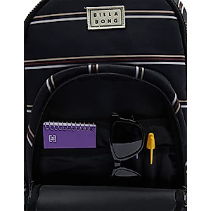 Billabong Women's Roadie Backpack, Black Vanilla Stripe, One