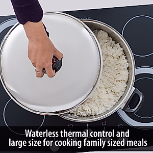 Precise Heat Surgical Stainless-Steel Oversized Skillet