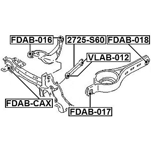 31340354 - Rear Track Control Rod For Volvo - Febest
