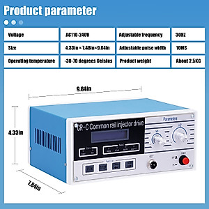 CR-C Common Rail Injector Tester Common Rail Injector Testing Machine Diesel Injector Drive Fuel Repair Tool (Standard)