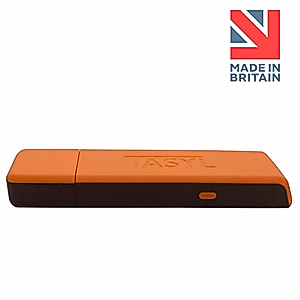 TASYL Track 128 GB USB 3.1 Flash Drive, with Bluetooth Tracker, Find Your Drive Quickly & See Last Known Location with Tasyl App, Up to 210 MB/s Read, Free USB C Adapter, Orange