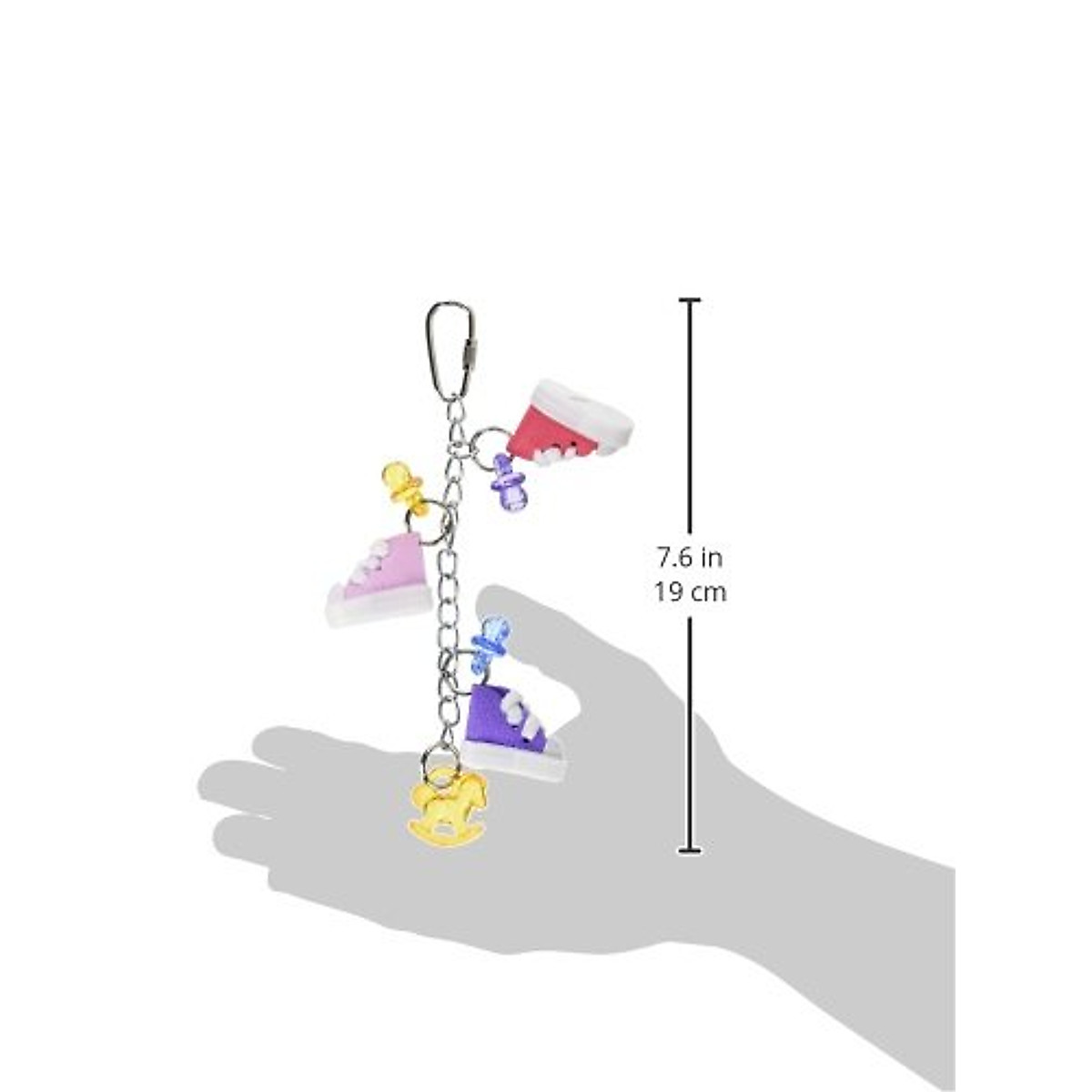 Super Bird Creations SB903 Baby Steps Bird Toy, Small Bird Size, 6.5" x 2"