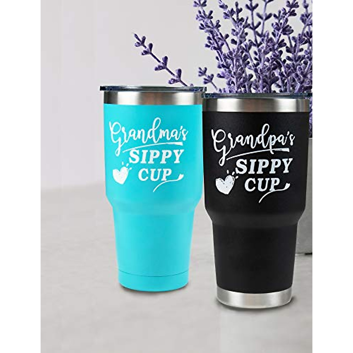 Grandma and Grandpa Mugs, Grandma Sippy Cup, Christmas Gifts, Grandpa Cups, Grandpa Sippy Cup Tumbler, Birthday Gifts for Grandparents, Grandparent Cups and Mugs, Grandma Gifts from Grandchildren
