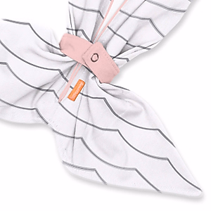 SwaddleMe Room to Grow Pod – 0-6 Months, 1-Pack (Pink Waves) Expandable Baby Swaddle Grows with Baby and Helps Prevent The Startle Reflex for Comfortable Sleep