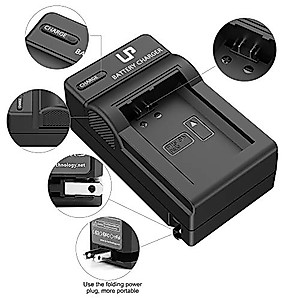 NP-FW50 Battery Charger, LP Charger Compatible with Sony Alpha A6000, A6400, A6100, A6300, A6500, A5100, A7, A7 II, A7R, A7R II, A7R2, A7S, A7S II, A7S2, A5000, A3000, A55, RX10, NEX-3/5/7 Series