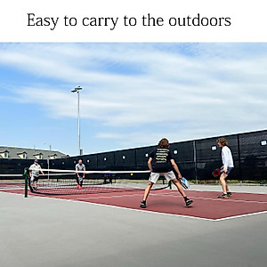 Pickleball Replacement Net for Indoor Outdoor Fits Most Free-Standing Pickle Ball Frame Come with Outdoor Pickleballs for Portable Pickleball Net System