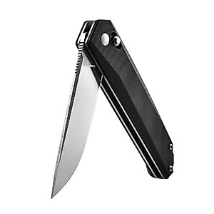 Cohesion Pocket Knife for Men and Women, EDC Knife with Pocket Clip, Folding Knife Utility Knife for Outdoor Camping Hiking