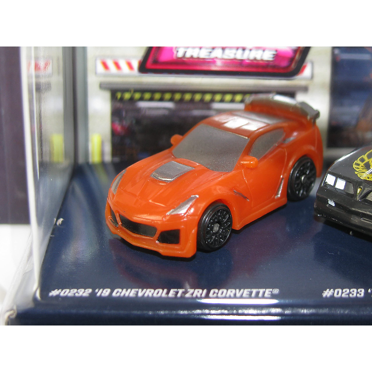 Micro Machines 2021 Series 4 World Pack #11 GM Icons: ZR1 Corvette, Pontiac Trans Am, '63 Split Window Corvette, IROC-Z Camaro, Cadillac CTS V