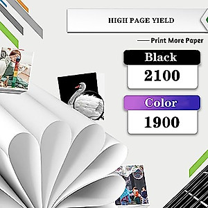 Compatible Toner Cartridge Replacement for Canon CRG069BK CRG069C CRG069M CRG069Y to Use with LBP673CDN LBP673CDW LBP674CX MF752CDW MF756CX Printer Yellow*1