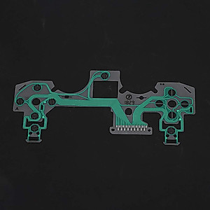 for PS4 4 Controller Conductive Film,10Pcs Conductive Film Keypad Replacement Handle Keypad Repair Pads,Suitable for PS4 Controller