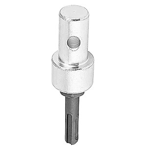 Earth Auger Adapter,Electric Drill to Ground Drill Conversion Head for Electric Drill to Earth Auger Connector Tool Round Shank 2 Pit 2 Slot