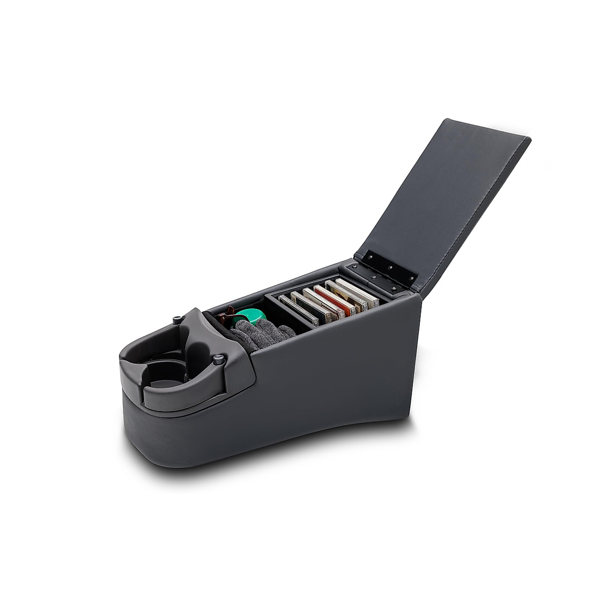 Rampage Universal Truck Bench Seat Console | Charcoal Color | 39223