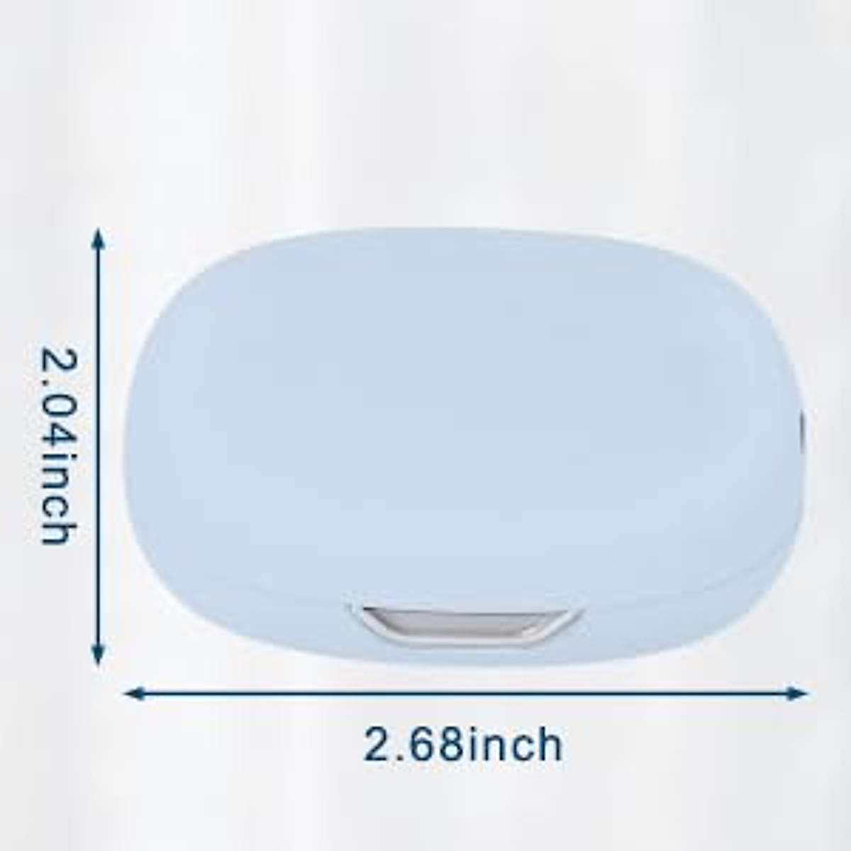 ELMWAY Toothbrush Holder, Toothbrush Cleaner Case, Portable USB Charging Toothbrush Cover with U V-C Light, Travel Toothbrush Holder