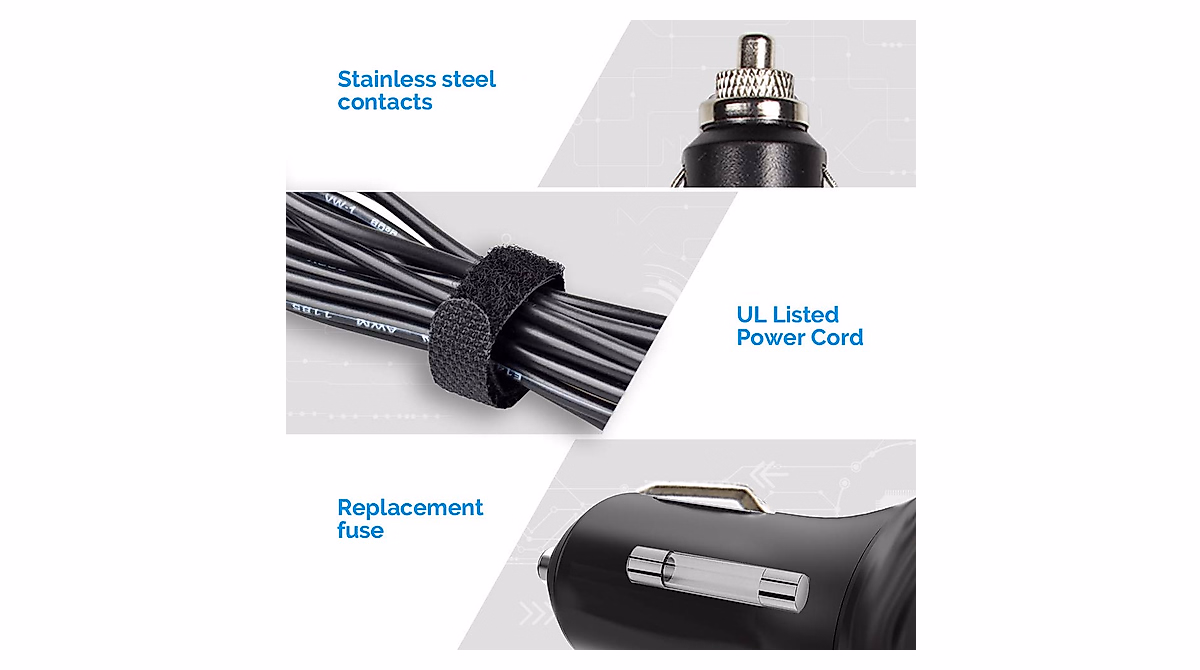 PumpMom 12 Volt Car Adapter for Motif Luna Breast Pumps, Replacement ...