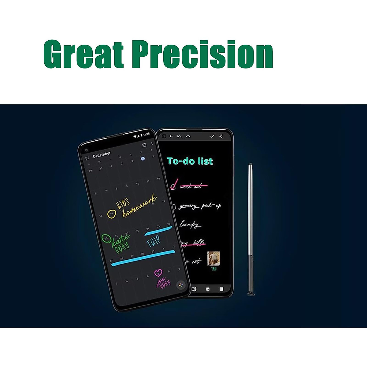 G Stylus 2021 Pen for Moto G Stylus for Motorola Moto G Stylus 2021 Stylus Pen Replacement for Motorola Moto G Stylus 2021 XT2115(Black)