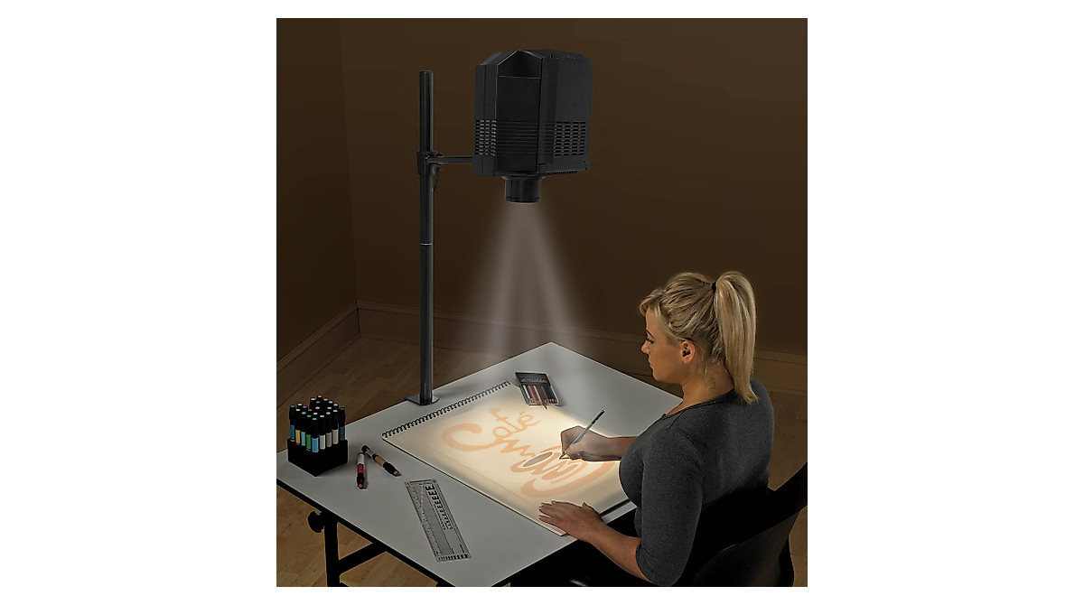 Prism Projector Stand with Clamp - Adjustable Desktop Projection
