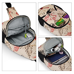 N NEVO RHINO Casual Crossbody Sling Backpack Sling Bag Travel Hiking Chest Bag Daypack Outdoor Sports Small Cross Body Bags for Men, Women