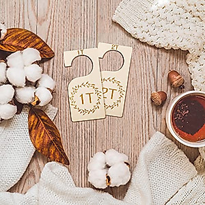 7 Pieces Baby Closet Size Divider Wooden Kids Closet Organizers Hanging Closet Dividers from 1T to 7T for Home Nursery Baby Kids Newborn Infant Clothes