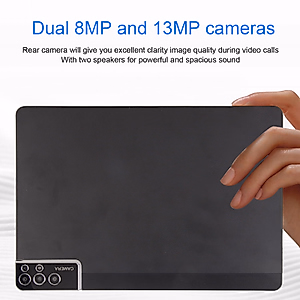 Gugxiom Android 12 Tablet 10.1 Inch Tablet, 4GB ROM Octa Core Processor 8800mAh Battery, 1920x1200 IPS HD Touchscreen 8MP + 13MP Camera, Bluetooth,WiFi (US Plug)