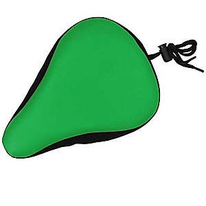 Domain Cycling - Kids Bike Seat Cover with Gel (9" x 6") - Cushion for Kids Bike Seat - Comfort to Small Bike Saddle of Childs Outdoor, Mountain, BMX, and Road Bikes (Green)