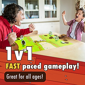 Cowpie Catapults, Launch Poo, Knock Over Cows, and Be The Last Moo Standing, Funny 2 Player Board Game for Kids & Family, Ages 6+