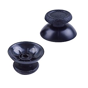 5 Pairs Replacement Analog Stick Joystick Thumbsticks Thumb Grips Buttons for Playstation DualShock 4 PS4 Controller Gampad (Black)