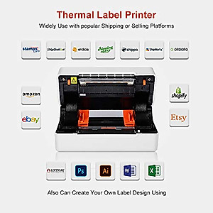 Phomemo Label Printer- 4''×6'' Label Thermal Printer- High Speed Printing at 150mm/s PM-246 Thermal Printer, Compatible with UPS WorldShip, Amazon, Ebay, Etsy, Shopify,etc