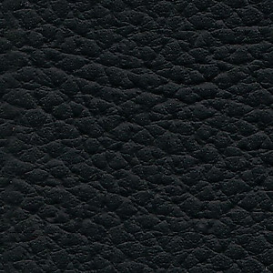 Multipurpose Automotive and Furniture Vinyl Upholstery Fabric for Cars, Crafts, & Indoor and Outdoor Seating (Sample (3" x 3"), Black)