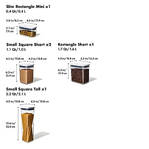 OXO Good Grips 5-Piece POP Container Set