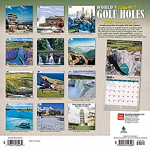 World's Toughest Golf Holes 2021 Calendar