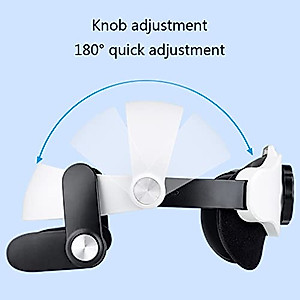 chengzui Qu?st 2 Head Strap VR Headset, Adjustable Strap Headband Suitable for Qu?st 2 VR Accessories