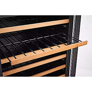 Frigidaire FGWC5233TS Gallery Series 26 Inch Built-In and Freestanding Single Zone Wine Cooler in Stainless Steel,Silver