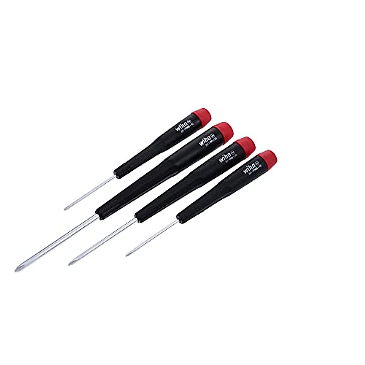 Wiha 26194 Screwdriver Set, Phillips With Precision Handles, 4 Piece