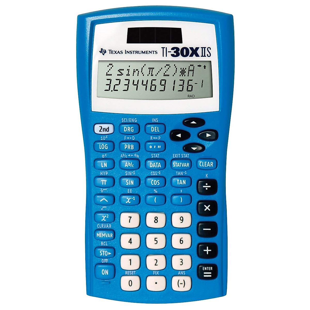 Texas Instruments TI-30XIIS Scientific Calculator, Blue (Renewed)