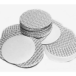 Pressure Sensitive Torque Activated Cap Seals Liners -89mm (3.50") - 50 PCS -Made in USA -for Wide Mouth Glass & Plastic Ball Mason Canning Jars - No Induction Sealer Needed - Black (50)