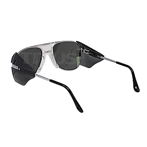 TITUS G77 Premium Metal Frame Aviator Z87+, Z87.1 Safety Glasses Side Shield Motorcycle Shooting DOT ANSI CE Approved Eyewear