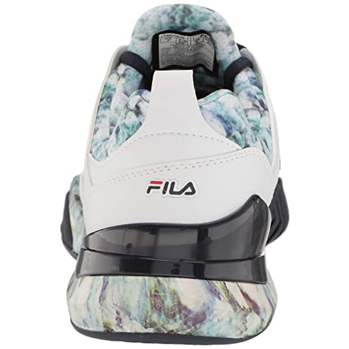 FILA Men's SPEEDSERVE Energized Sneaker, White Navy/Multi, 8