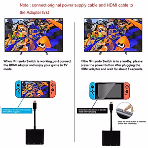 QCEs USB C to HDMI Adapter, Supports Nintendo Switch, Samsung Dex Mode, 4K Resolution, TV