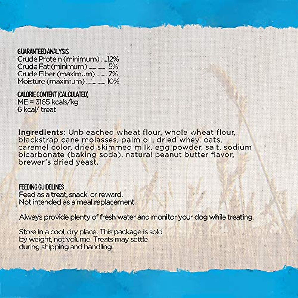 Blue Dog Bakery Natural Dog Treats, Doggie Paws, Grain Free Peanut Butter Flavor, 14.4oz (1 Count),Package may vary