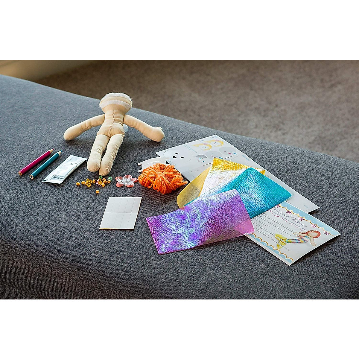 4M Mermaid Doll Making Kit, 8.5 inches