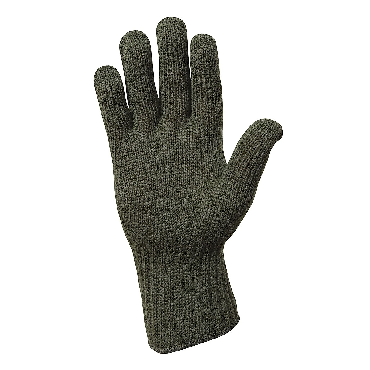 Rothco GI Wool Glove Liners, Olive Drab, Size 5